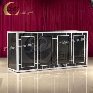 Bar Counter Design Black Pvc Design - for sale