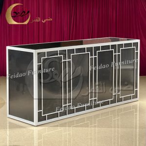 Bar Counter Design Black Pvc Design - for sale